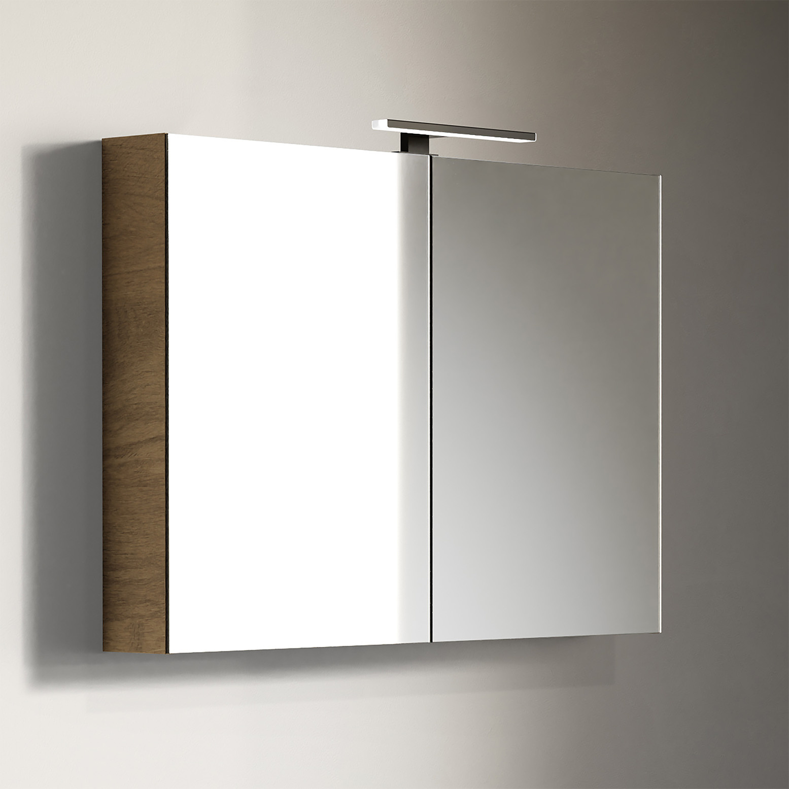 Spring mirror cabinet