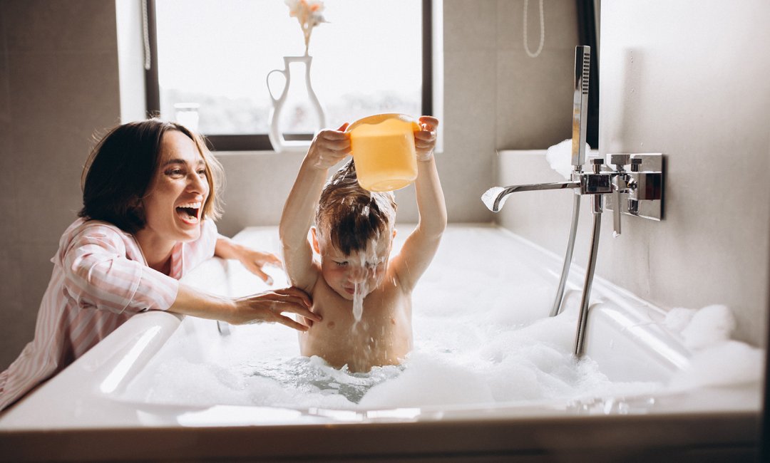 child friendly bath